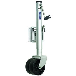 fulton xpd15l0101 swivel trailer tongue jack, dual wheel – 1500 lbs. capacity, steel