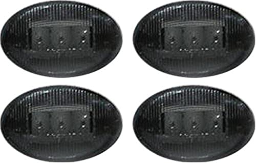 Recon 264132BK LED Fender Lights 1999-2008 Ford Super Duty (4-Piece Set) - Smoked Lens with Black Trim