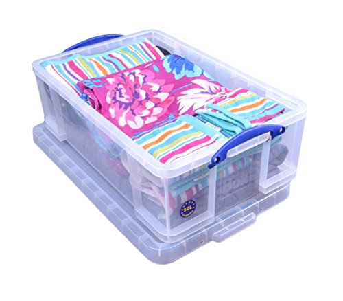 Really Useful Clear 50L Plastic Storage Box 710x440x230mm KING50C