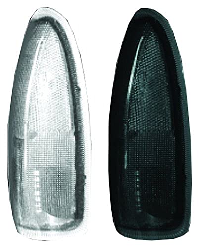 Recon 264120Bk Led Side Mirror Lens 2003-2007 Ford F250/F350 Super Duty & Excursion (2 Piece Set) - Smoked Lens