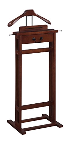 Proman Products VL16188 Wardrobe Valet, Walnut