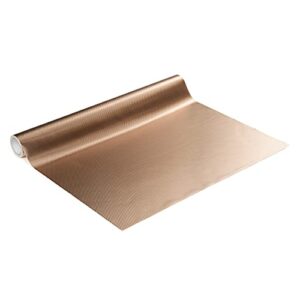 Con-Tact Brand 06F-C8M22-06 Shelf and Drawer Liner, Brushed Copper, 18x72 inches