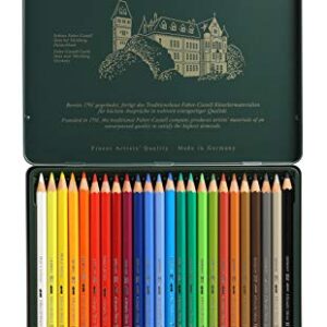 Faber-Castel FC117524 Albrecht Durer Artist Watercolor Pencils In A Tin (24 Pack), Assorted