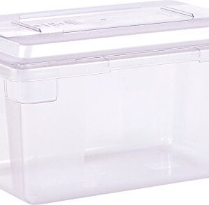 CFS 1061207 StorPlus Stackable Food Storage Container, 5 Gallon Tall, Clear