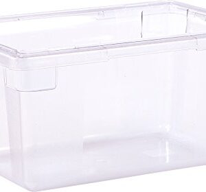 CFS 1061207 StorPlus Stackable Food Storage Container, 5 Gallon Tall, Clear