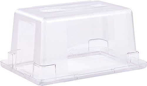 CFS 1061207 StorPlus Stackable Food Storage Container, 5 Gallon Tall, Clear