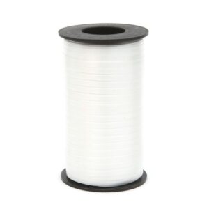 berwick 1 01 splendorette crimped curling ribbon, 3/16-inch wide by 500-yard spool, white