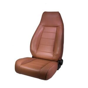 rugged ridge 13402.37 seat, high-back, front, reclinable, spice; 76-02 cj/wrangler yj/tj