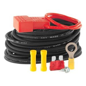 CURT 55151 Powered Converter Wiring Kit for Tail Light Converter, 10 Amps , Black