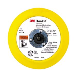 3m 05776 hookit disc pad, 6 inch