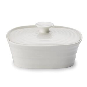 Portmeirion Butter Dish (White)