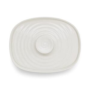 Portmeirion Butter Dish (White)