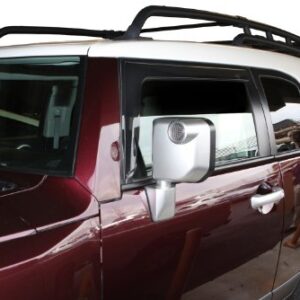 Auto Ventshade [AVS] Ventvisor / Rain Guards | Outside Mount, Smoke Color, 2 pc | 92735 | Fits 2007 - 2014 Toyota FJ Cruiser