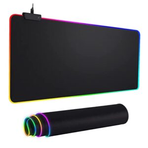 rgb mousepad led mouse pad, large mouse pad,led and big mouse mat