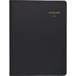 at-a-glance 2023 monthly planner, 9″ x 11″, large, 15 months, black (7026005)