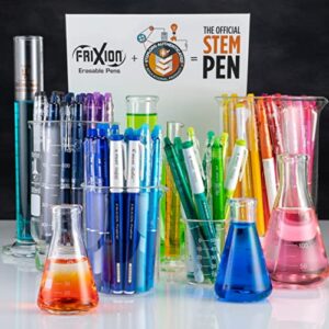 PILOT Pen 14447 FriXion Clicker Erasable, Refillable & Retractable Gel Ink Pens, Fine Point, Assorted Color Inks, 15-Pack Pouch