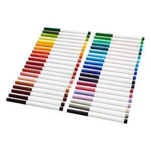 amazon basics supertip washable markers, 40 colors