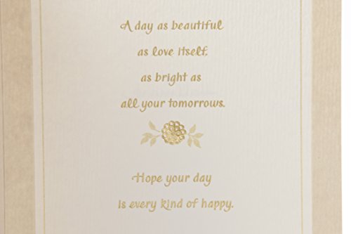 Hallmark Wedding Card (Mr. & Mrs.)