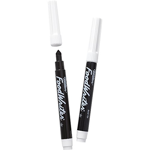 Wilton 609-1192 Black Food Writer Edible Ink Markers, 2 Count (Pack of 1)