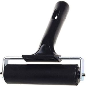 4-Inch Rubber Brayer Roller for Printmaking, Great for Gluing Application Also. (Original Version)