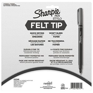 SHARPIE Pens, Fine Point (0.4mm), Assorted Colors, 12 Count