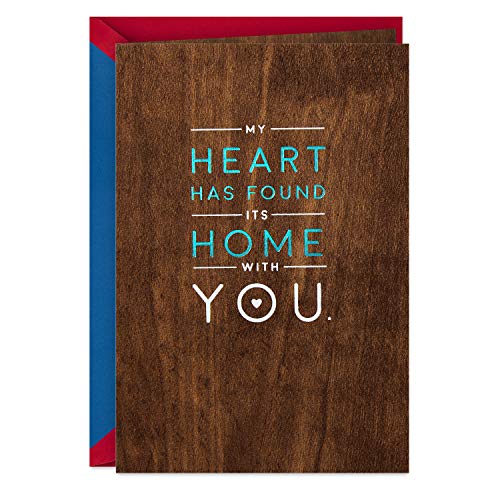 Hallmark Signature Wood Valentines Day Card, Anniversary Card, Love Card (Love Our Life Together)