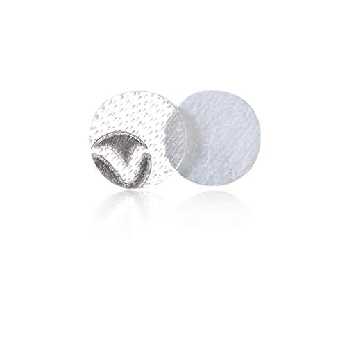 VELCRO Brand - Thin Clear Fasteners | General Purpose/ Low Profile | Perfect for Home or Office | 3/8" Circles , 56-Count - Clear