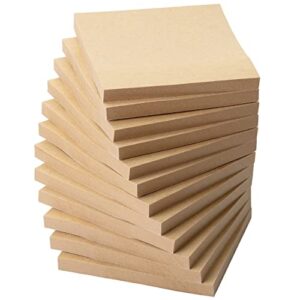 mr. pen- kraft sticky notes, 3”x3”, 12 pads, kraft paper sticky notes, sticky note pads, self-stick note pads, brown sticky notes, craft paper sticky notes, 3×3 sticky notes