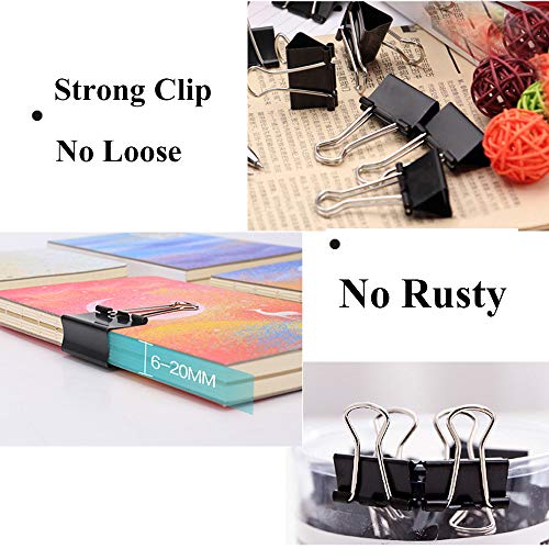 40 Pcs Extra Large Binder Clips 2 Inch for Office