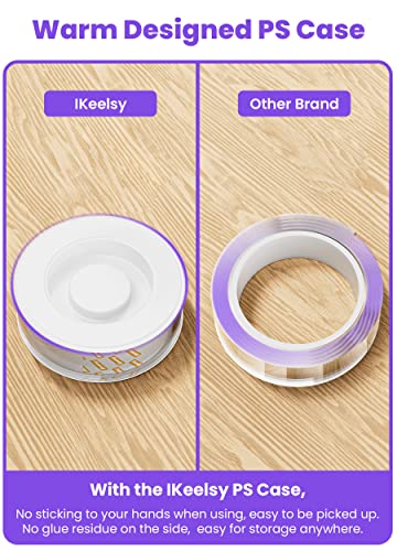 IKeelsy Double Sided Tape Removable 1.18" x 120”, Clear & Tough Nano Double Sided Tape Heavy Duty, Multipurpose Tape Picture Hanging Strip Adhesive Poster Carpet Tape