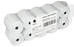 (10) gorilla supply 3 1/8 x 230 thermal paper receipt roll clover station solo duo tm-t88 t20 t90 bixolon srp-350 370, 3.125 x 230 ft cash register paper, bpa free, 10 rolls