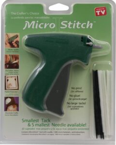 microstitch tagging gun kit – includes 1 needle, 540 black fasteners & 540 white fasteners (starter kit)