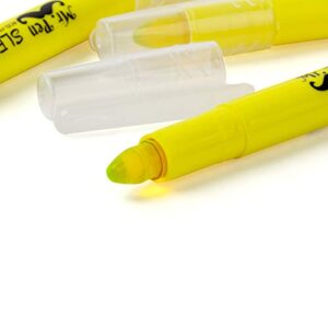 Mr. Pen- No Bleed Gel Highlighter, Bible Highlighters, Yellow, Pack of 8, Gel Highlighters