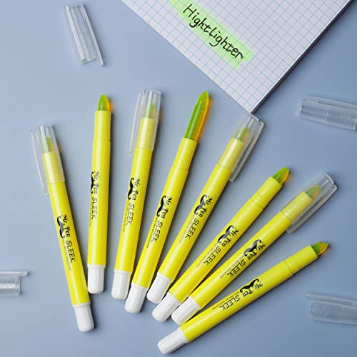 Mr. Pen- No Bleed Gel Highlighter, Bible Highlighters, Yellow, Pack of 8, Gel Highlighters