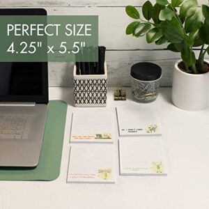 ZICOTO Super Funny Notepads That Will Make You Laugh - A Hilarious Christmas Gift for Your Women Coworkers - Unique Office Supplies Memo Pads Add a Little Humor into The Work Day at Office