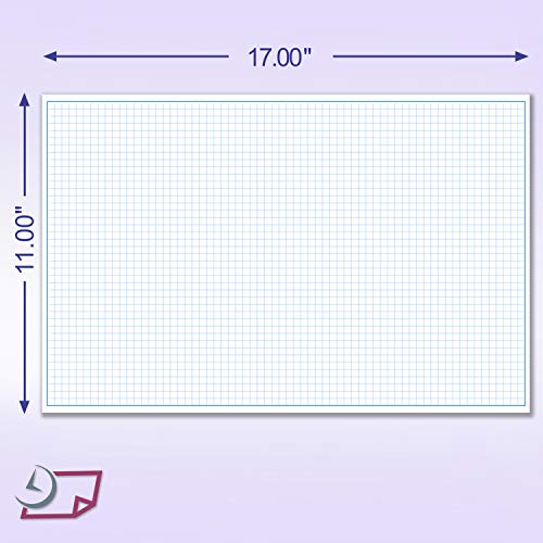 Next Day Labels 11x17 / Blueprint and Graph Paper (1 Pad, 50 Sheets Per Pad)