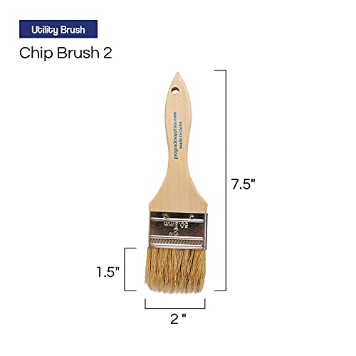 Pro Grade - Chip Paint Brushes - 36 Ea 2 Inch Chip Paint Brush