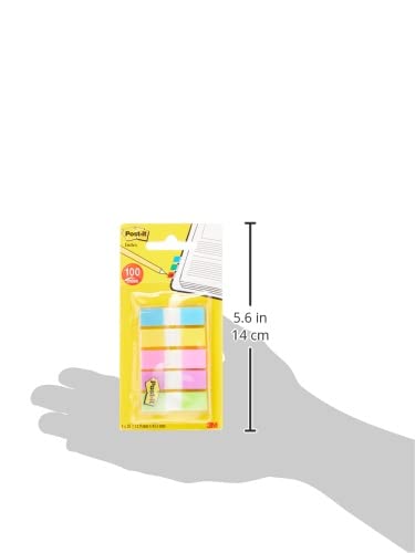 Post-it Flags 6835CB2 Page Flags in Portable Dispenser, 5 Bright Colors, 5 Dispensers, 20 Flags/Color