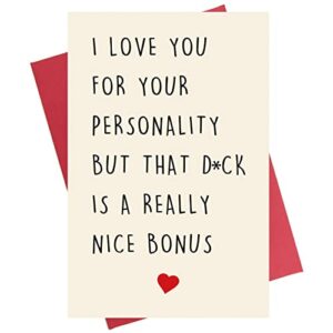 alzombi special anniversary card, funny dirty birthday valentine’s card for husband boyfriend him fiance men