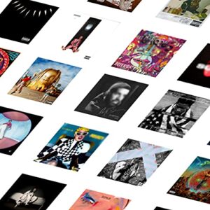 Unique America 150 Pcs | Posters Wall Collage Kit, Album Cover Posters, Posters for Room, Music Posters, Band Posters, Rapper Posters, Wall Posters, Rap Posters, Posters for Bedroom 6x6 Inch Total 80