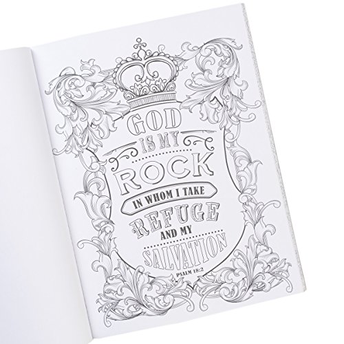 The Psalms in Color - Inspirational Coloring Book with Scripture for Women and Teens - Reflect, Relax, Rejoice