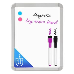 vusign small dry erase whiteboard, 8.5 x 11 inches white board for kids, students, fridge, locker, mini dry erase board