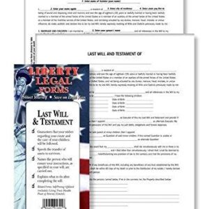 Last Will & Testament Forms - USA - Do-it-Yourself Legal Forms by Permacharts