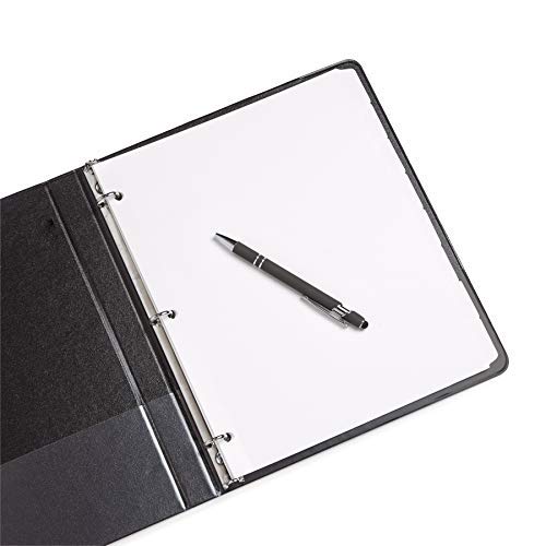 Blue Summit Supplies 3 Ring Binder Dividers with Reinforced Edge, 1/8 Cut Tabs, Letter Size, 3 Hole Punch Section Index Dividers for Binders, White, 96 Pack