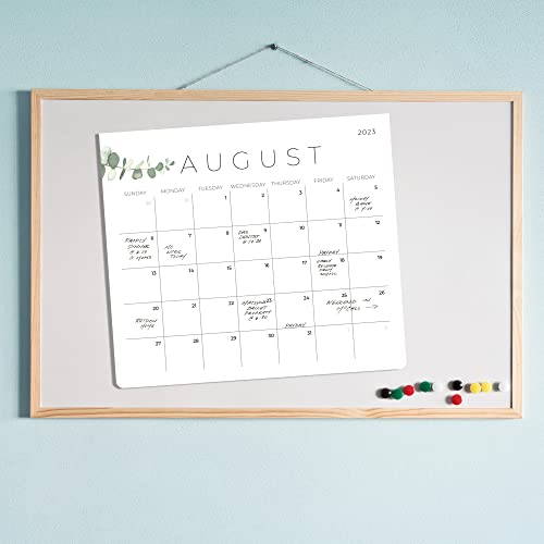 Beautiful 2023 Magnetic Fridge Calendar - Runs Until July 2024 - The Perfect Monthly Calendar With Greenery Designs for Easy Organizing