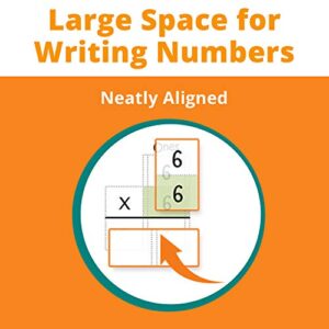 Channie's One Page A Day Single Digit (Beginner) Multiplication Math Problem Workbook for 2nd Graders and 3rd Grade Simply Tear Off On Page a Day For Math Repetition Exercise!