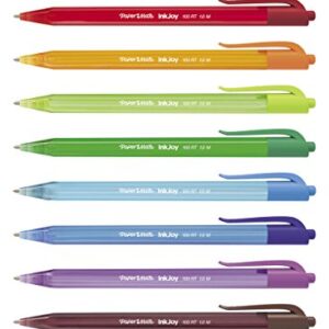 Paper Mate InkJoy 100RT Retractable Ballpoint Pens, Medium Point (1.0mm), Assorted, 20 Count