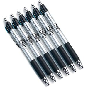 mr. pen no bleed pens, bible pens, fine tip, black, pack of 6