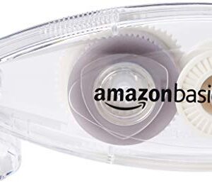 Amazon Basics Double Sided Adhesive Tape, Removable Cap Applicator, 1/4-Inch x 32-Feet, 1-Pack