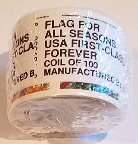 USPS Forever Postage Stamps Flags 100 Count (Seasons)